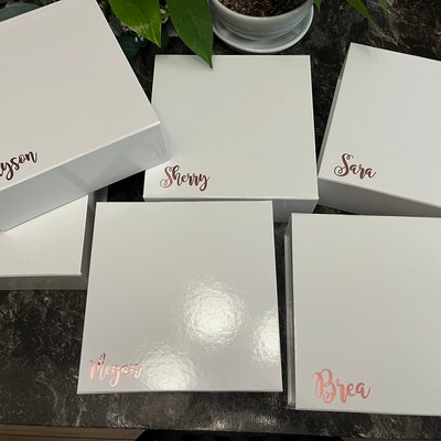 Name Decal, Rose Gold Decal, Gold Name Decal, Silver Name Decal, Vinyl ...