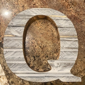 Personalized Rustic Barn Wood Letters / Large Custom Handmade Farmhouse ...