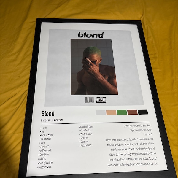 Set of 3 Music Posters | Personalised Music Print Aesthetic | Choose ...