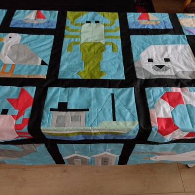 PDF Nautical Quilt Pattern Lobster Quilt Pattern - Etsy