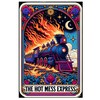Hot Mess Express Tarot Card PNG, Funny Quote Mom Sublimation Design ...