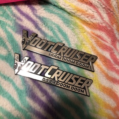 Invader Zim Irken Voot Cruiser Car Emblem Chrome Plastic Not a Decal ...