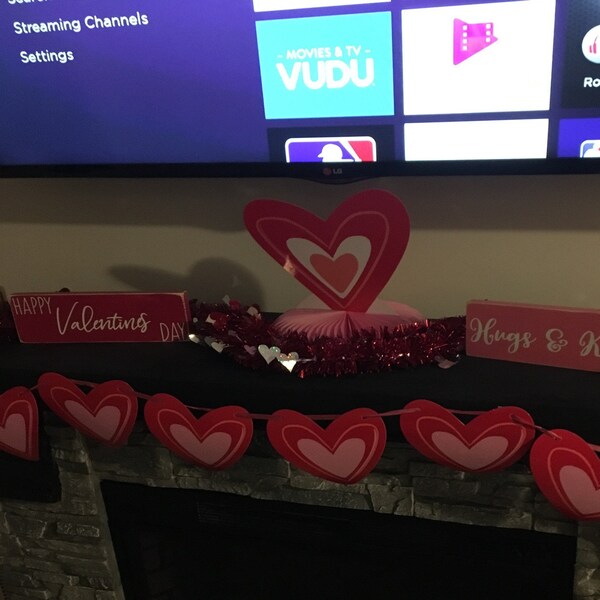 10" Rustic Valentines Day Signs Valentines Day Decorations Rustic ...