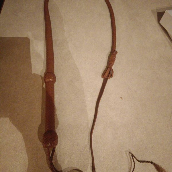 Cat of 9 Tails Genuine Thick Leather Flogger Red Roses & Petals Flowers ...