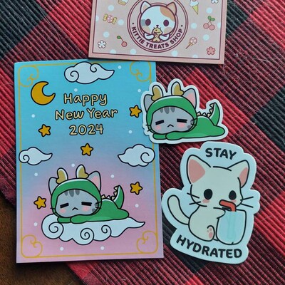 Kawaii Cat Workout Planner Stickers, Workout Reminders, Cute Planner ...