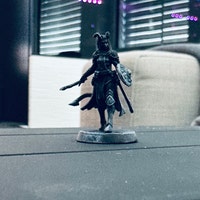 Elf Druid Miniature Wild Mage Mini Dungeons and Dragons Mini RPG ...