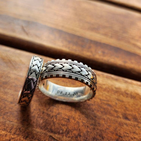 Wedding Polynesian Band Ring, Samoan, Arrow, Maori, Polynesian, Tribal ...