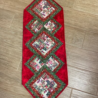 Francis Table Runner PDF PATTERN upgrade to Video Tutorial Available - Etsy