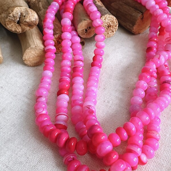 AAA Lapis Lazuli Smooth Tyre Beads Necklace, Lapis Lazuli Beaded ...