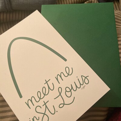 STL Sticker 314 Saint Louis STL Hand Lettered Sticker Arch Sticker Hand ...