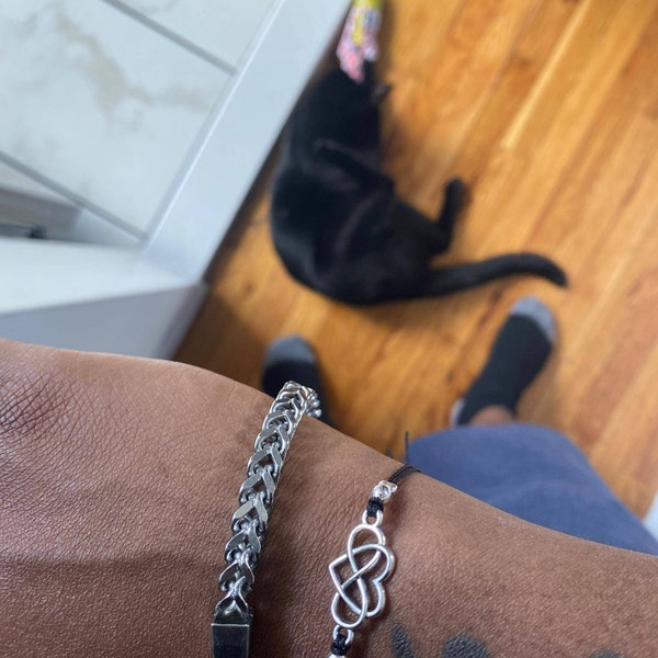 Friendship Bracelet With "emotional Support Human" Card | Best Friend ...