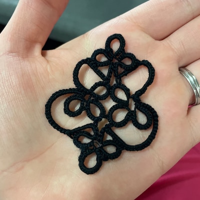 Tatting Necklace Pattern PDF, Frivolite Lace Digital Diagram - Etsy