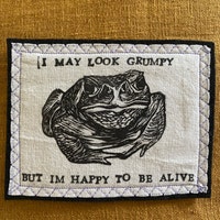 Handmade Toad Patch - Iron on Toad Patch - Sew on Toad Patch - Frog ...