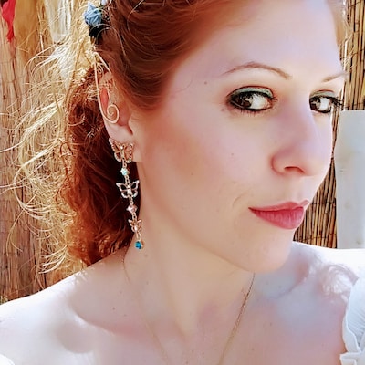 Ear Cuffs Gold Elf Ear Cuff Set Cosplay Ear Cuff Renfaire Fairy Costume ...