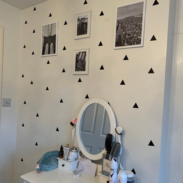 Triangle Wall Art Stickers, Triangle Decals, Triangle Wall Stickers ...