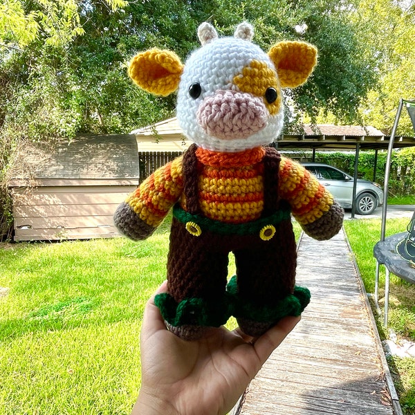 Sunflower Cow ~ Crochet Pattern - Etsy