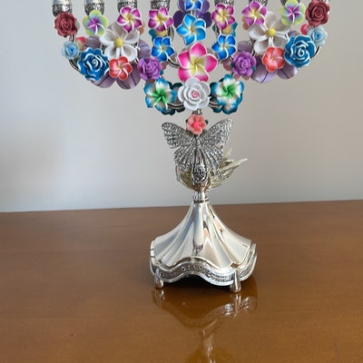 Princess Menorah Classic Disney Judaica Hanukkiah Repurposed Jasmin ...