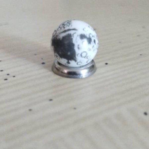 Mini Moon Marbles .5 Inch (14mm) Diameter - Set of 3 With Stands or 1 ...