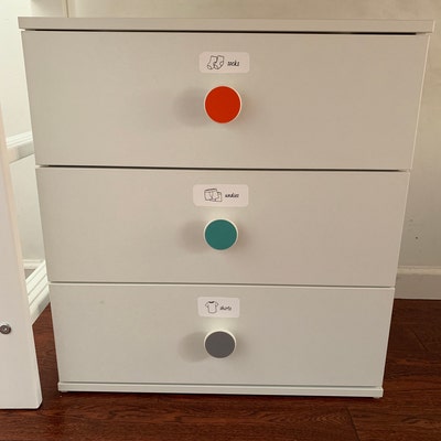 Printable Dresser Drawer Labels for Kids Clothing and Accessories ...