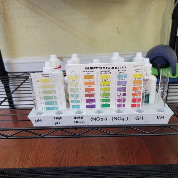 Gh, Kh, P04+ API Test Kit Holder and Dry Rack! || API Test Tube Holder ...