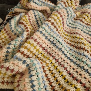 Rainbow Through the Storm Crochet Blanket Pattern PDF Digital - Etsy UK