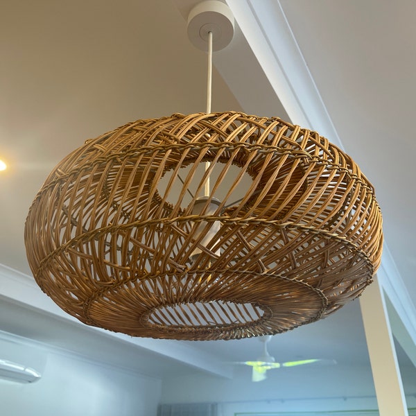 Sia Rattan Pendant Light High Quality Handmade by Artisans. Coastal ...