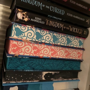 Babel Custom Stencilled Sprayed Edge Book Ends Fantasy Book - Etsy