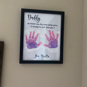 Handprint Flowers Printable Grandma Garden Printable Mothers Day Gift ...