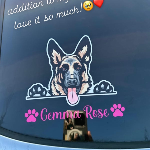 Personalized Cat Silhouette Decal, Customized With Pet Name, Kitten ...