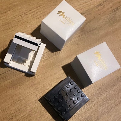 Wedding Ring Box Engagement Ring Box Handmade With Legor Bricks RING ...