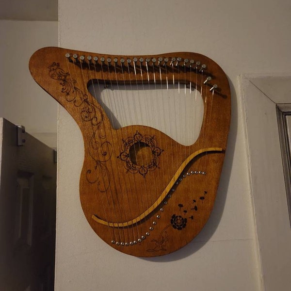 24 String Harp, Professional Instrument Gift, String Instruments ...