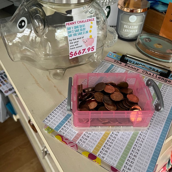 Nickel Savings Challenge Tracker, 365 Days Money Challenge, Save 3339 ... Nickel Savings Challenge Tracker, 365 Days Money Challenge, Save 3339 ...