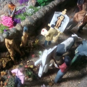 Highly-detailed Model Figure of a Fit Man 70mm Tall Scale of 1:24, G ...