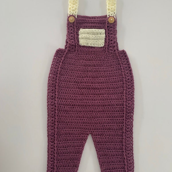 Crochet Pattern Baby Overalls - Newborn to 24 Months - Etsy