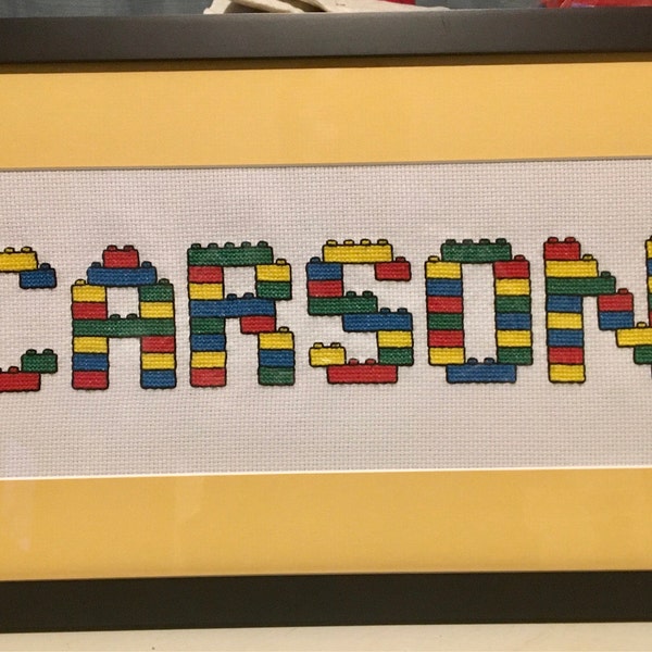 Backstein Alphabet Kreuzstichmuster - Etsy Österreich