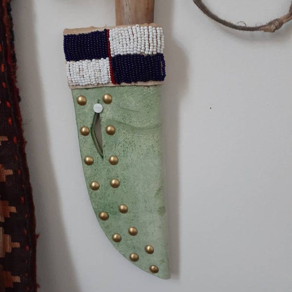 Mountain Man Belt Knife and Sheath | Outdoor Enthusiast | Hunter ...