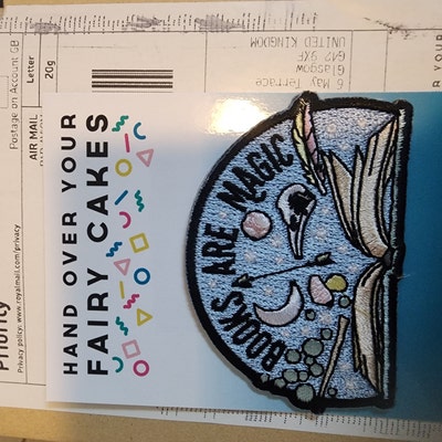 Books Are Magic Iron on Patch Embroidered Patch Book Gifts - Etsy