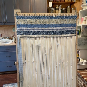 Easel Stand for Adjustable Twining Loom or Art in Solid Maple Made TO ...