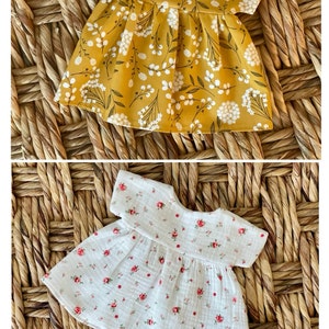 Doll Dress PDF Sewing Pattern and Tutorial for Studio Seren Stuffed ...