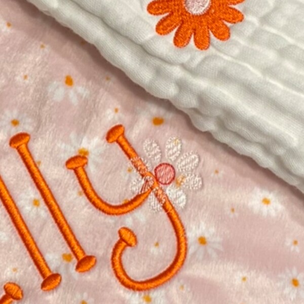 Mini Daisy Embroidery Design 4 SIZES - Filled Embroidery Design, Mini ...