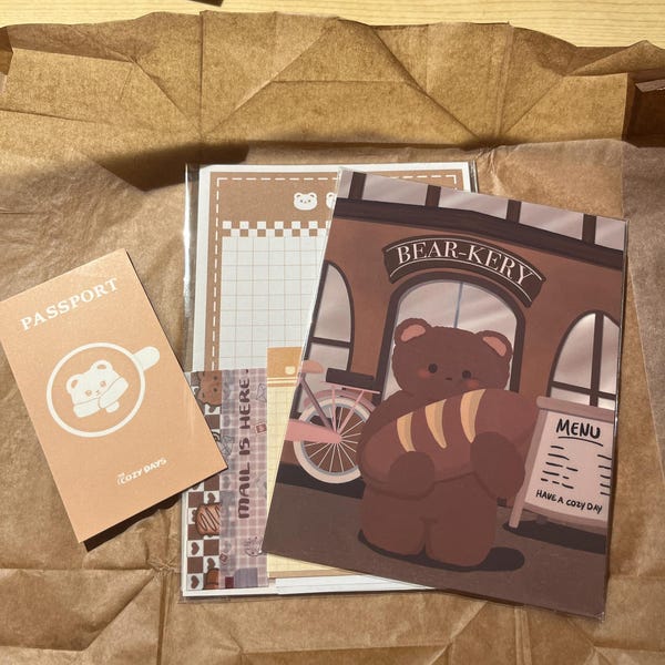 Cute every Day, COZY DAY Tote Bag Natural Canva Brown Tote Bag / Cozy ...