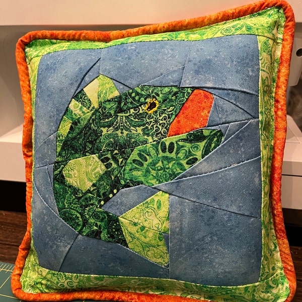 Sea Bass Quilt Block Pattern, 3 Sizes, Foundation Paper Piecing (PDF ...