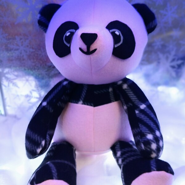 Panda Softie Sewing Pattern PDF Sewing Pattern Panda Stuffed Animal ...