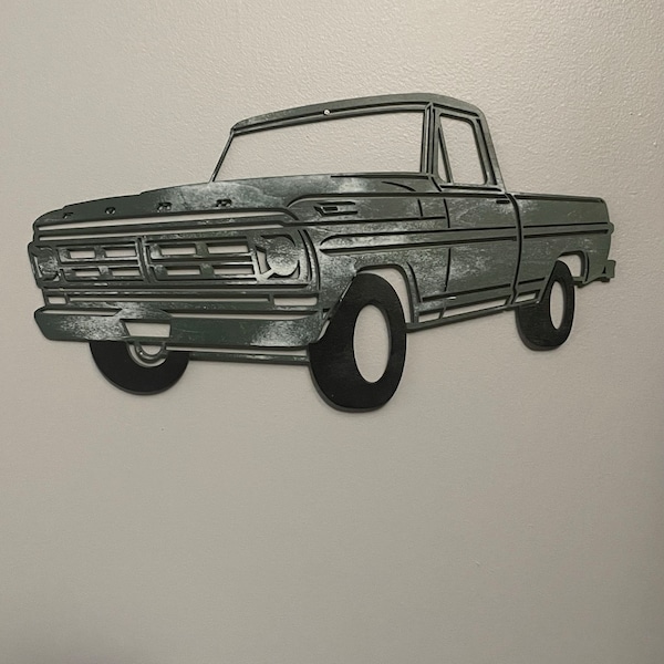 SVG Ford F100 1972 Pickup Truck Silhouette Cut Files Designs, Clip Art ...