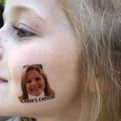 Custom Temporary Tattoos, Custom Tattoos, Custom Face Tattoos, Photo ...