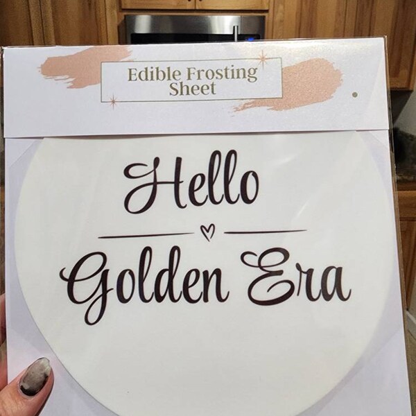 Circle Frosting Sheet | Custom Icing Sheets for Cupcakes or Cookies ...