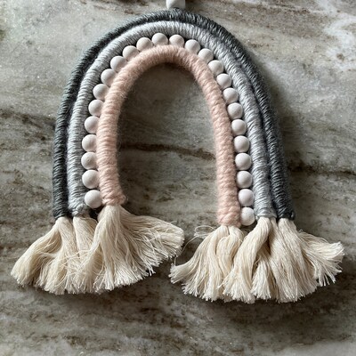 Macrame Rainbow Rainbow Nursery Decor Boho Nursery Decor - Etsy