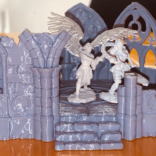 Gothic Abby Dnd Miniature Terrain for Dungeons and Dragons, D&D ...