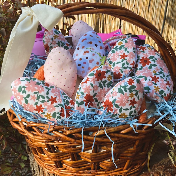 Fillable Fabric Easter Hunt Eggs Sewing Pattern & VIDEO Tutorial ...