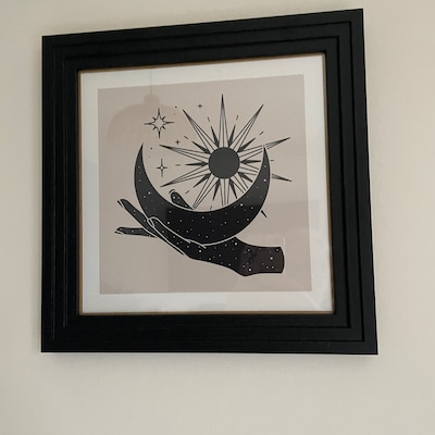 Moon Hands Art Print - Etsy